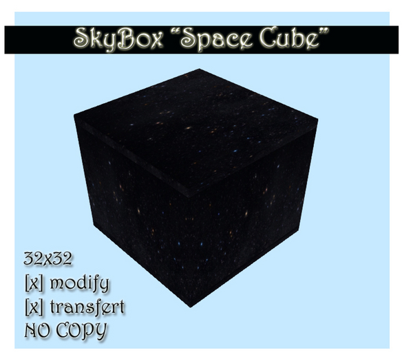 Second Life Marketplace - SkyBox Space Cube 32x32 - box